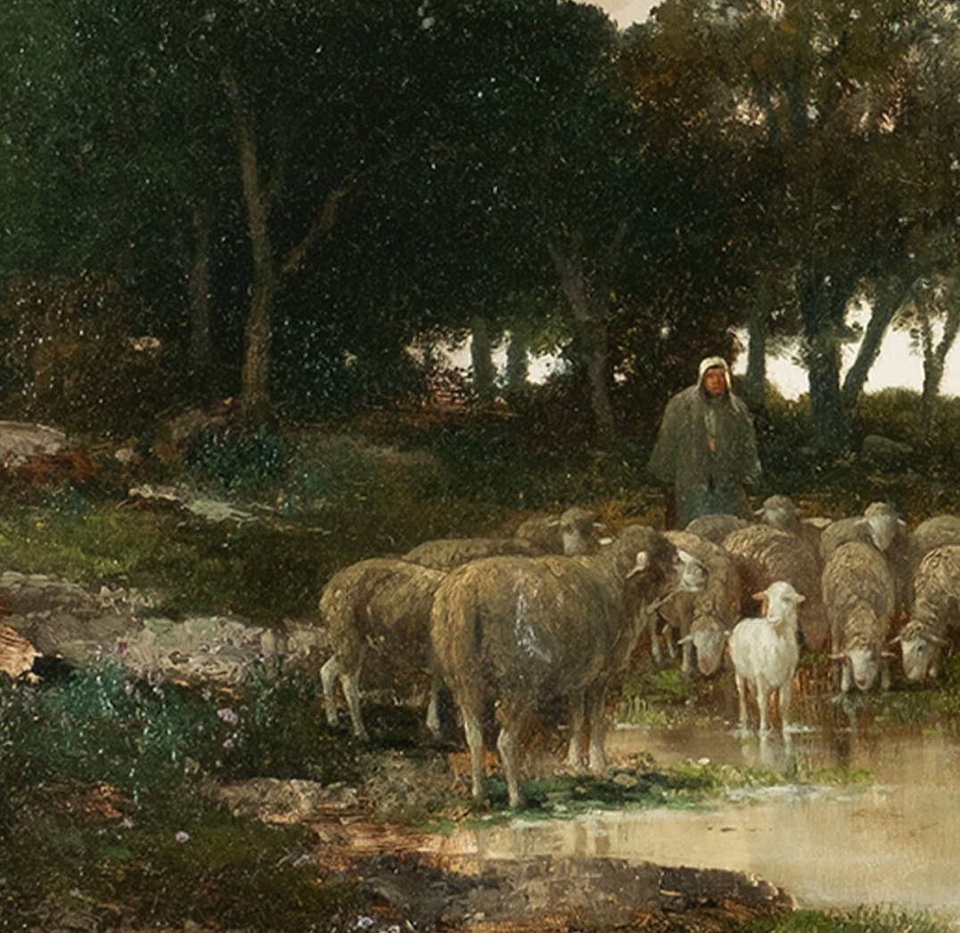 Moody Landscape Painting PRINTABLE DIGITAL DOWNLOAD - Etsy