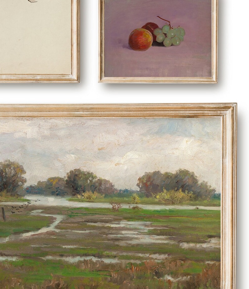 Vintage Spring Gallery Wall Art Prints Set 4 - PRINTABLE DIGITAL ...