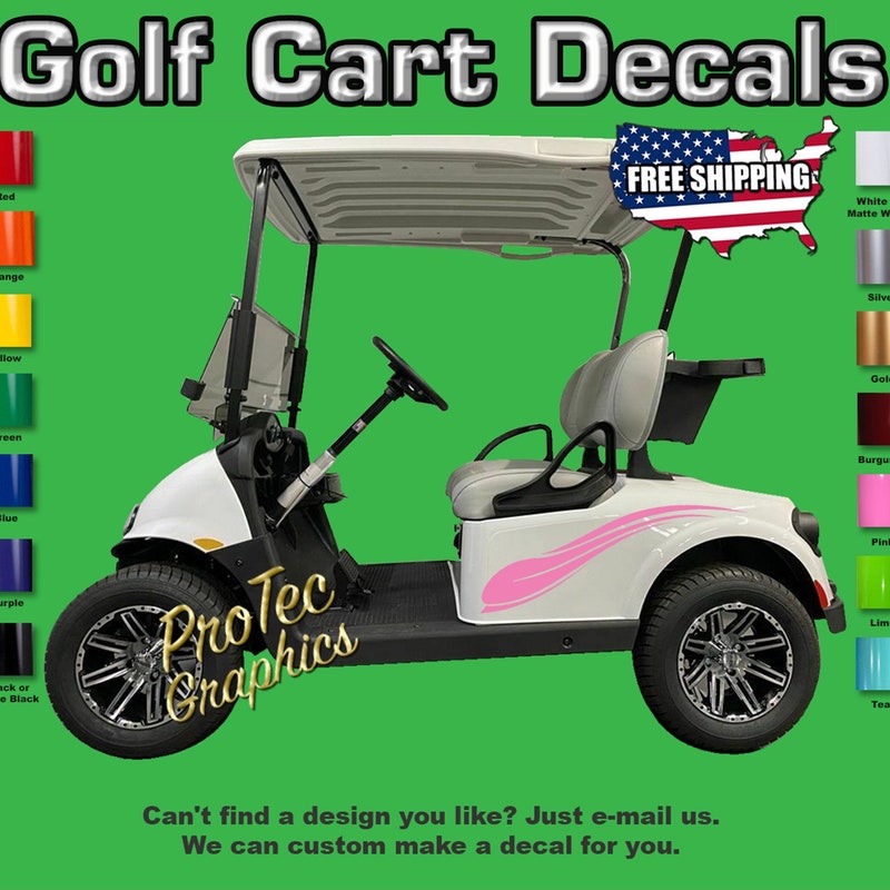 Golf Cart Decals - Etsy