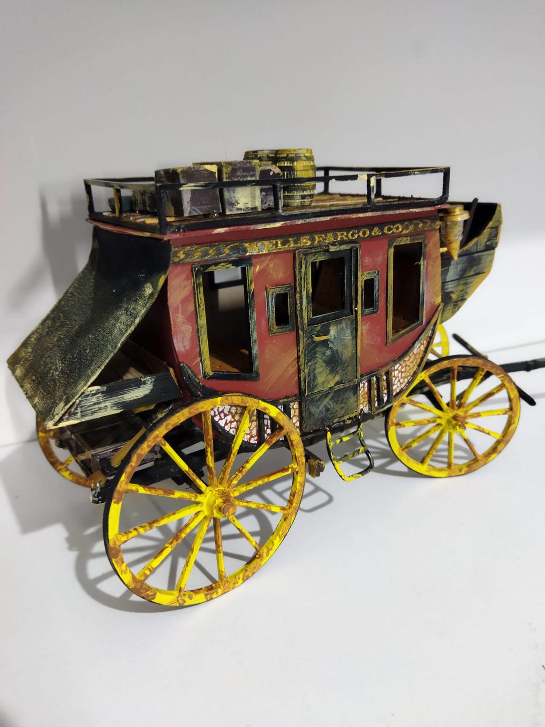 Miniature Stagecoach | Handmade | Vintage Mail Cart | Old Look - Etsy