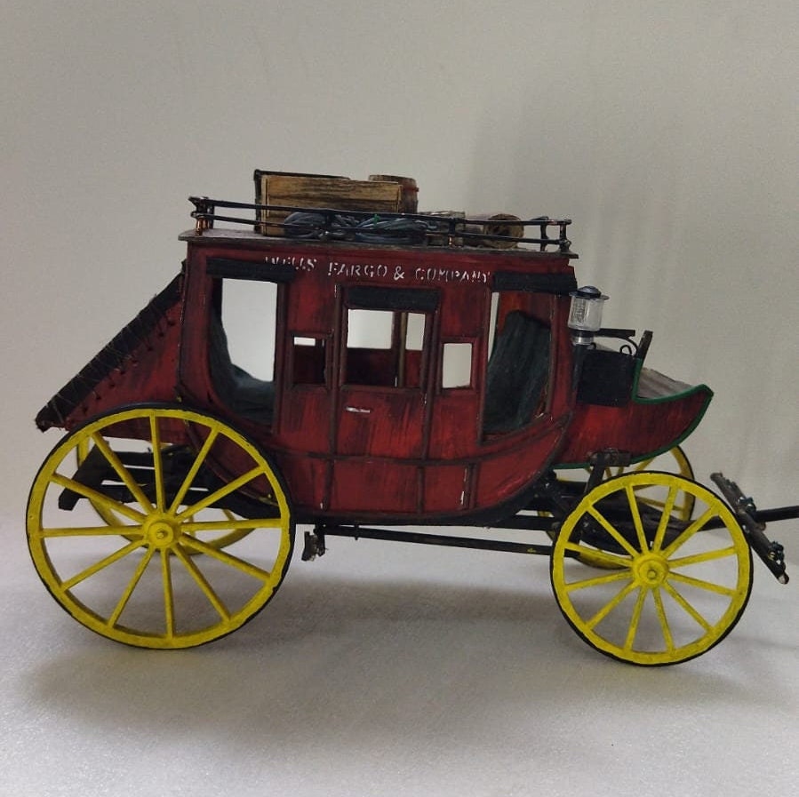 Miniature Stagecoach Handmade Vintage Mail Cart - Etsy
