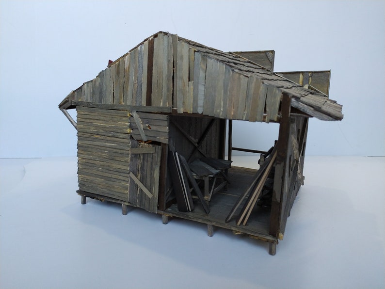 Old West Handmade Wood Miniature 1/24 Scale Undertaker Building - Etsy