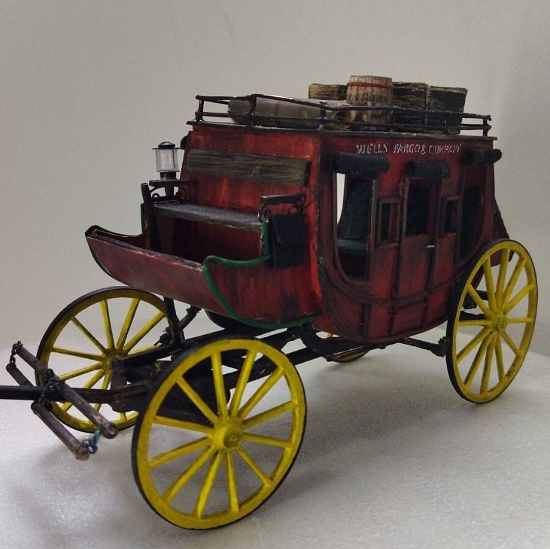 Miniature Stagecoach | Handmade | Vintage Mail Cart - Etsy