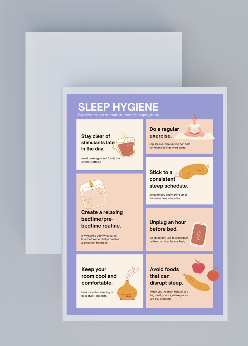 Sleeping Better for Better Learning: Sleep Hygiene Poster for ...