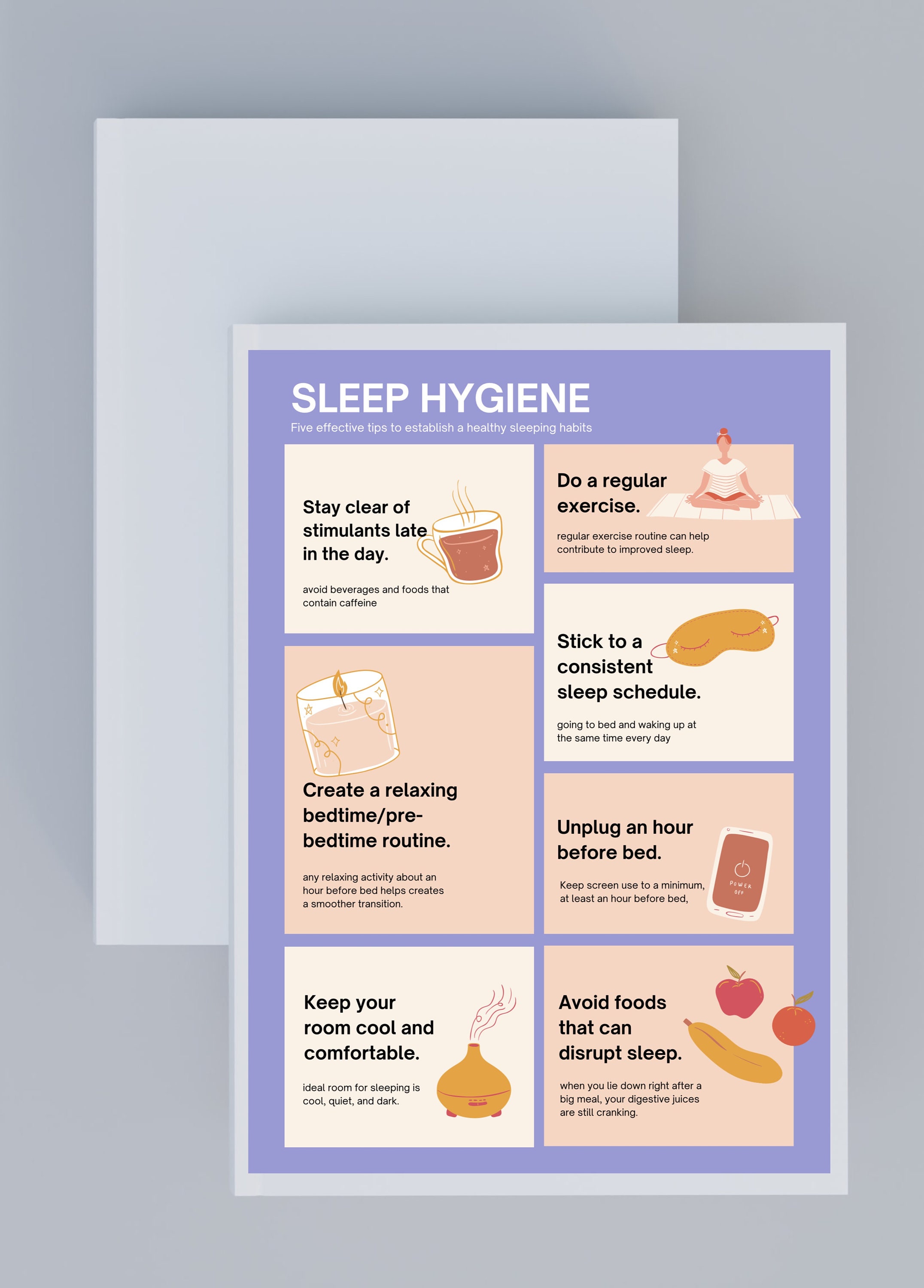 Sleeping Better for Better Learning: Sleep Hygiene Poster for ...