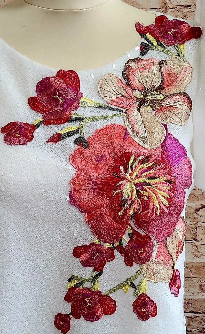 FILIPINIANA KIMONA MESTISA Top or Set W/ Butterfly Sleeve Embroiderd ...