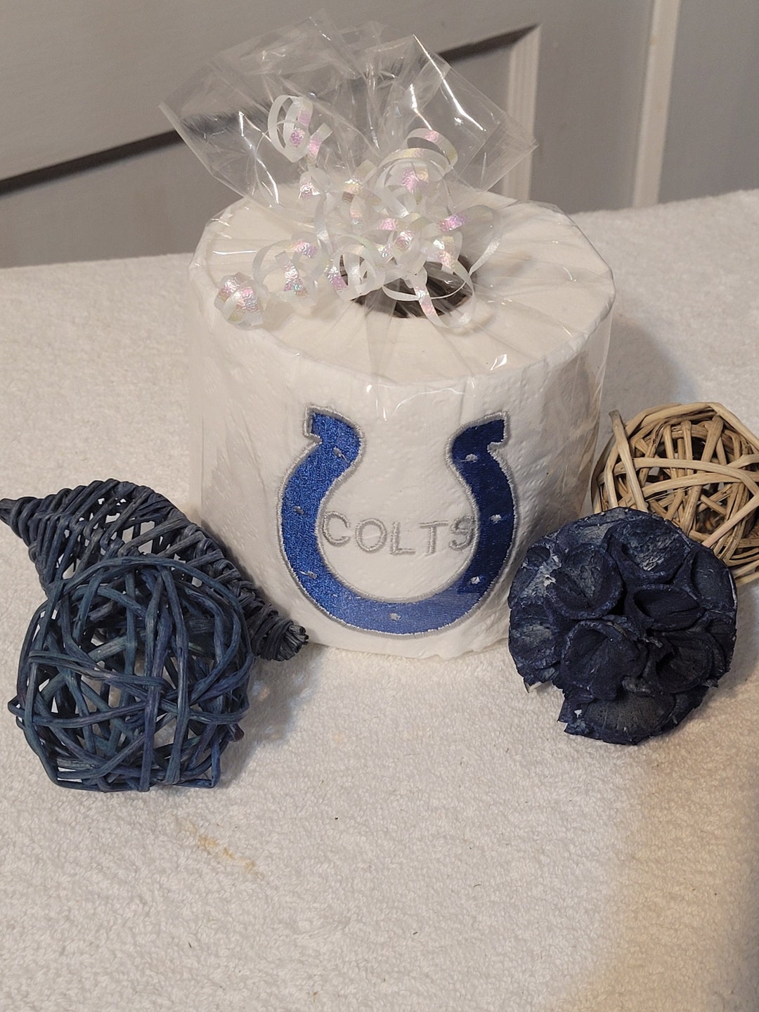 Indianapolis Colts Embroidered Toilet Paper - Etsy