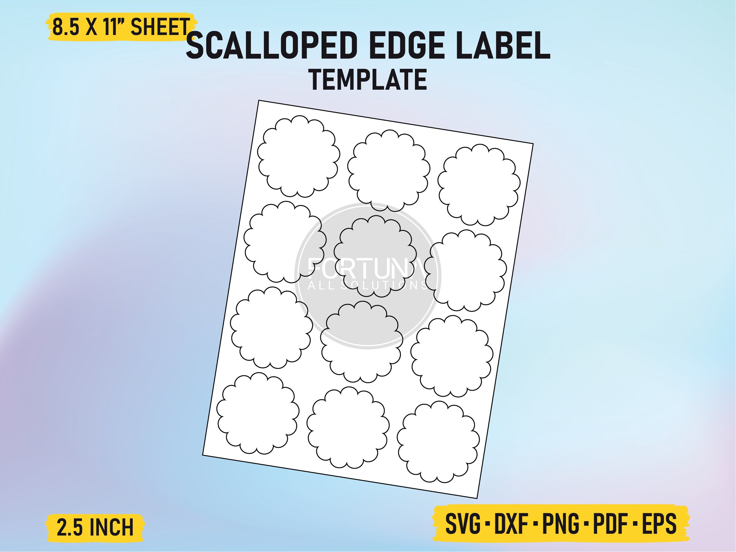 Scalloped Template