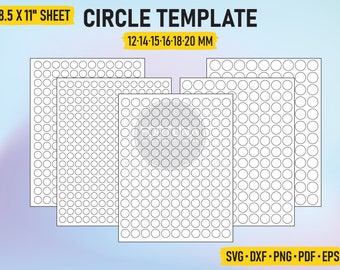 20mm Circle Template - Etsy