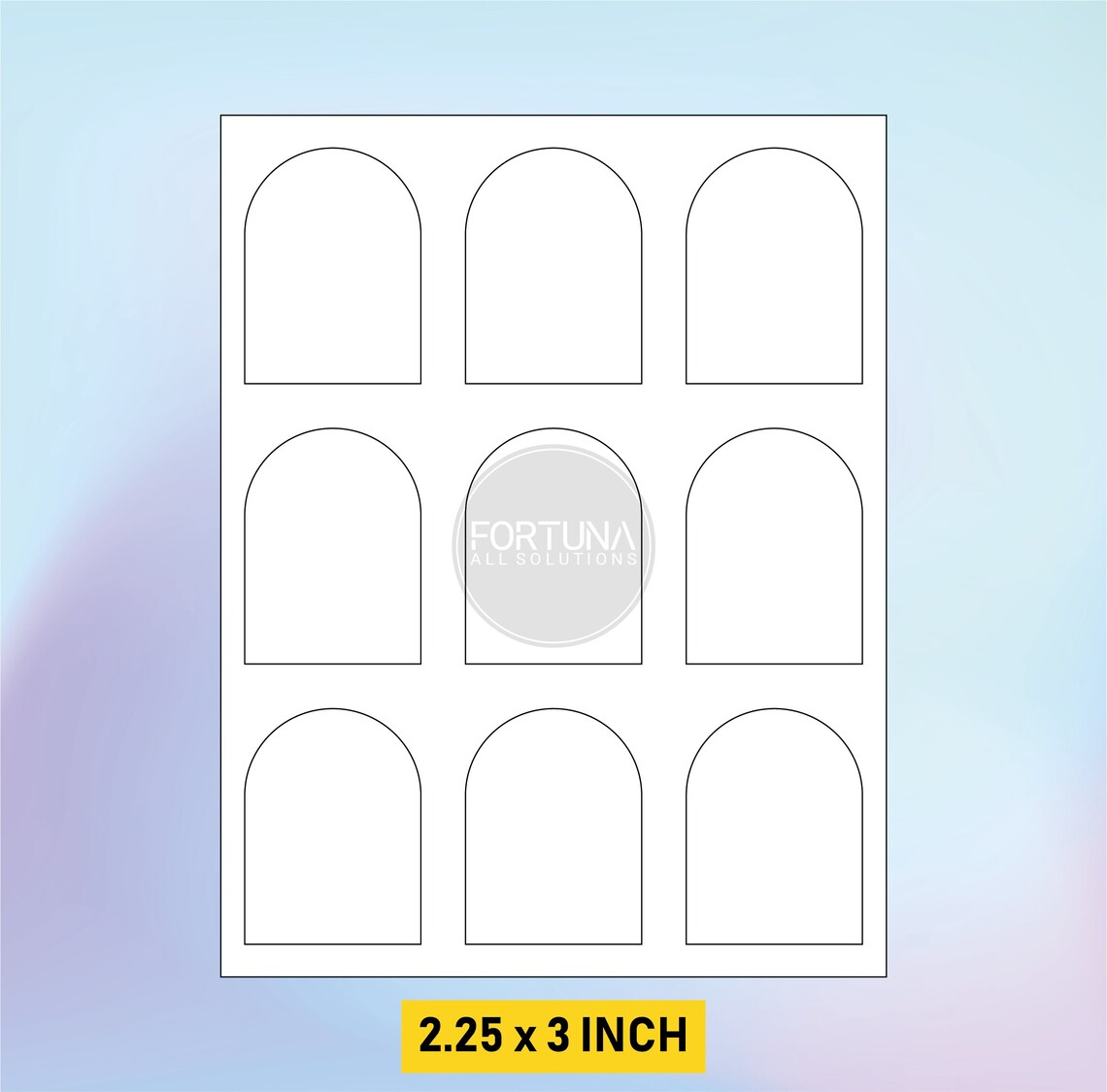 Decorative Arched Label Template SVG Cut File Vector Cricut Eps Png Dxf ...