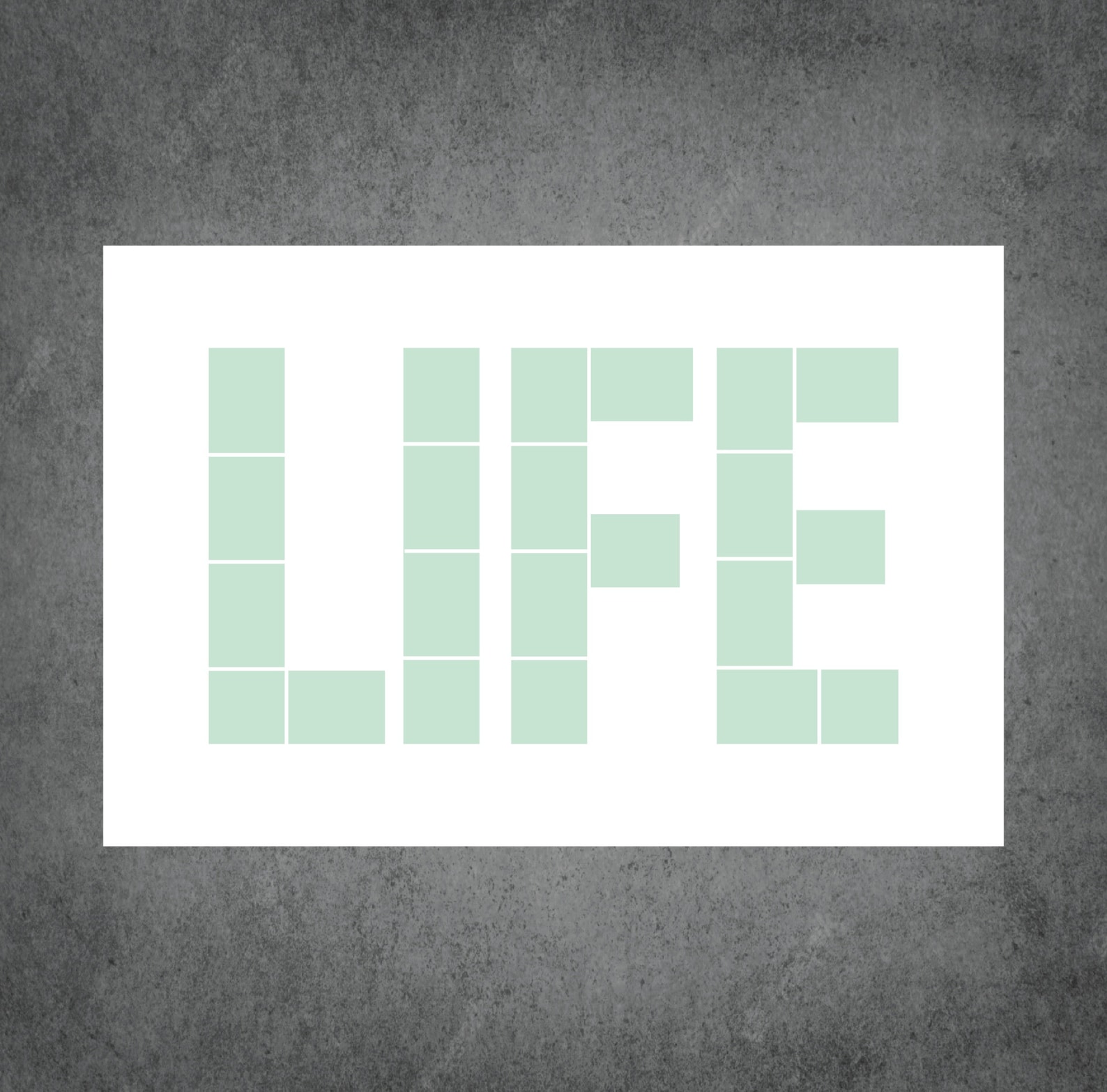 Life Photo Collage PDF / Pic Collage / Image Collage Template - Etsy