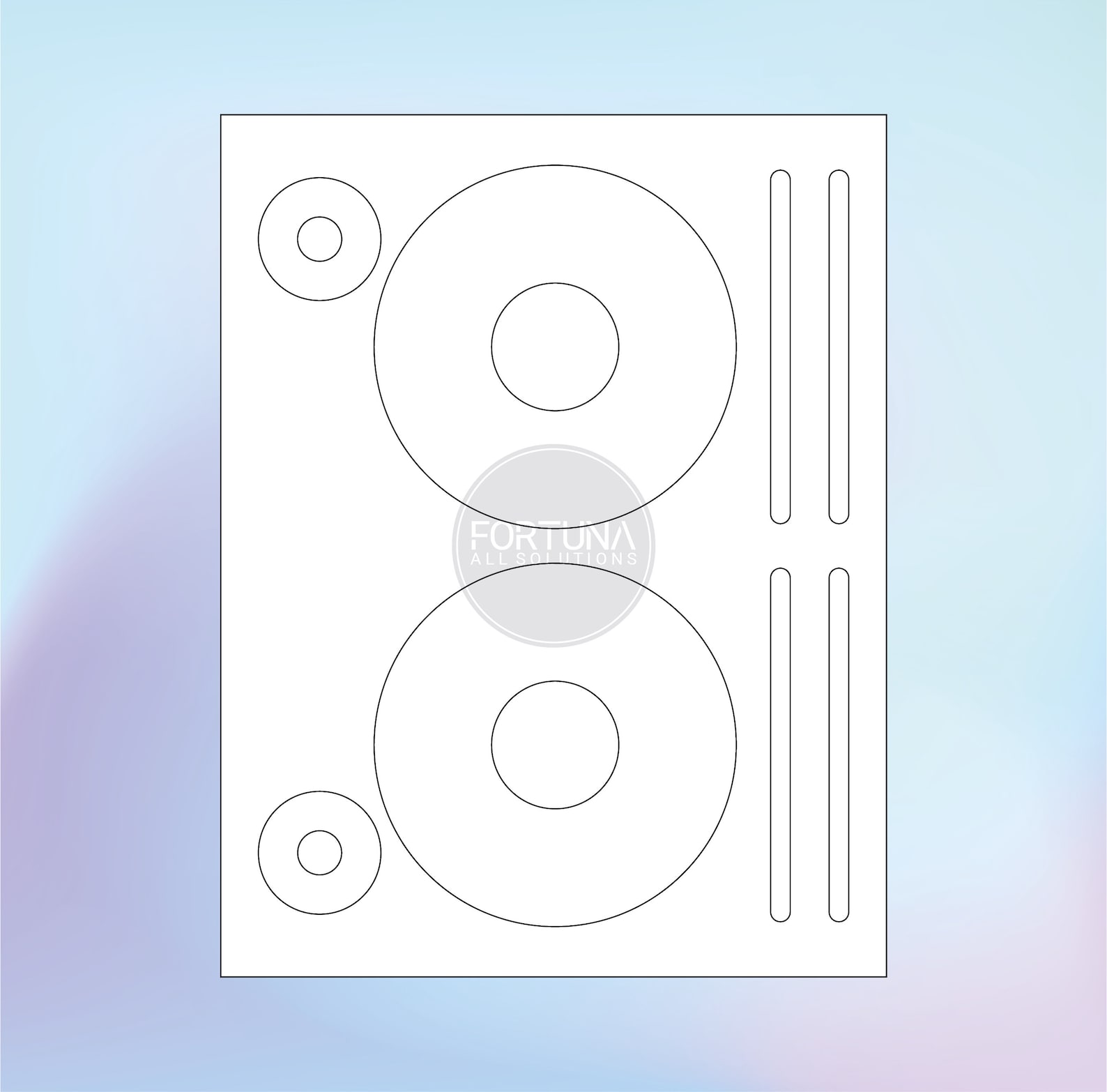CD DVD Disc Blu-ray Label Template SVG Cut File Vector Cricut | Etsy