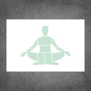 Stretching Exercise Yoga Pose Photo Collage Template Canva PDF | 8x12 ...