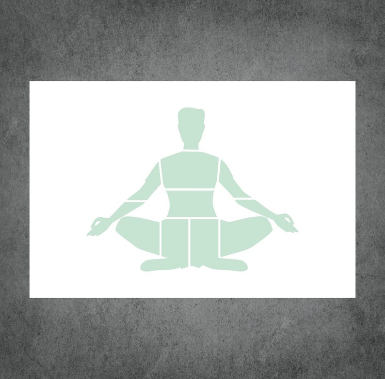 Stretching Exercise Yoga Pose Photo Collage Template Canva PDF - Etsy