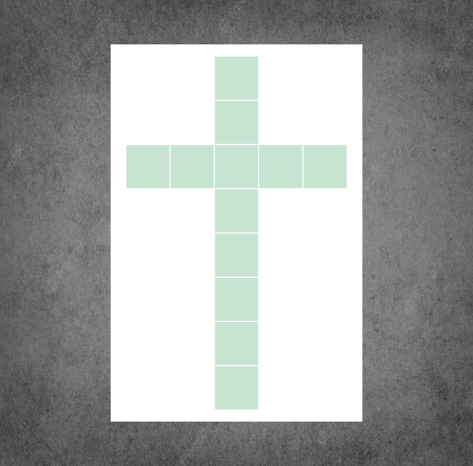 Christian Cross Photo Collage Template Canva PDF | Memorial Collage ...
