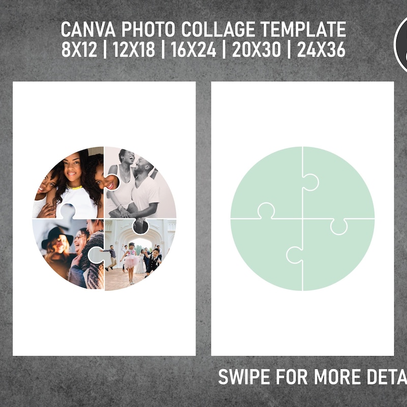 Round Jigsaw Puzzle - Etsy