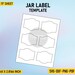 2 X 0.625 Inch Barbell Label Template SVG Cut File Vector Cricut Png ...