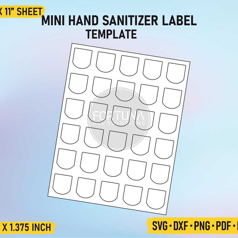 Sanitizer Labels - Etsy