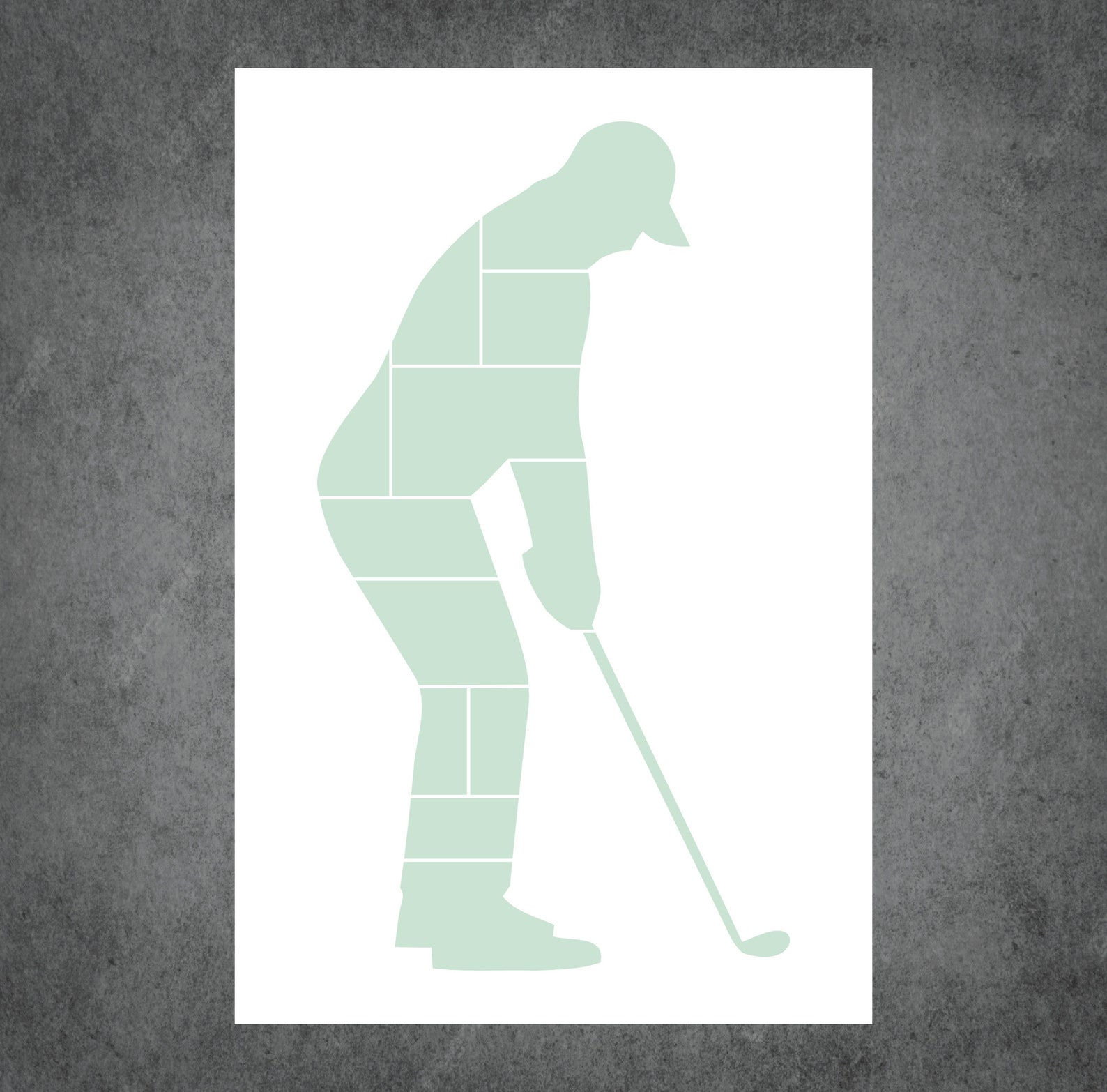 Golf Golfer Sport Photo Collage Template Canva Memorial - Etsy