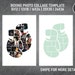 Boxing Gloves Sport Photo Collage Template Canva PDF | Memorial Collage ...