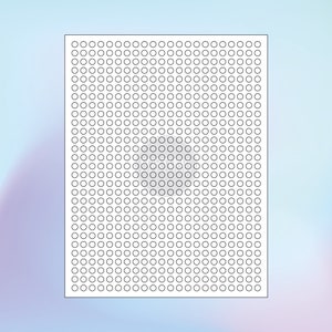 Circle Label 0.25 Inch | 0.5 Inch | 0.75 Inch | 0.625 Inch | 0.88 Inch ...