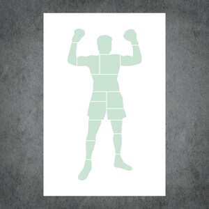 Boxing Sport Photo Collage Template Canva PDF | Memorial Collage 8x12 ...