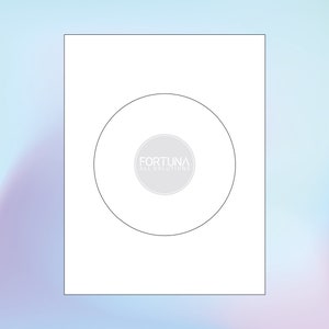 Round Circle Label 5 Inch | 5.25 Inch | 5.5 Inch | 5.75 Inch | 6 Inch ...