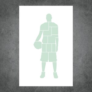 Basketball Sport Photo Collage Template Canva PDF | Memorial Collage ...