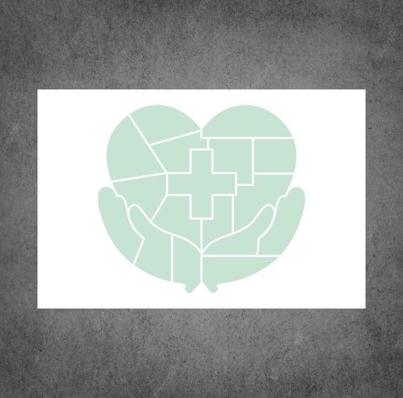 Nurse Healthcare Photo Collage Template Canva PDF 8x12 - Etsy