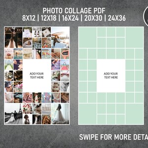 Graduation Birthday Photo Collage Template Text Canva PDF | Memorial ...