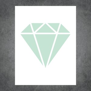 Diamond Photo Collage PDF Template 8.5x11 Inch | Canva - Etsy