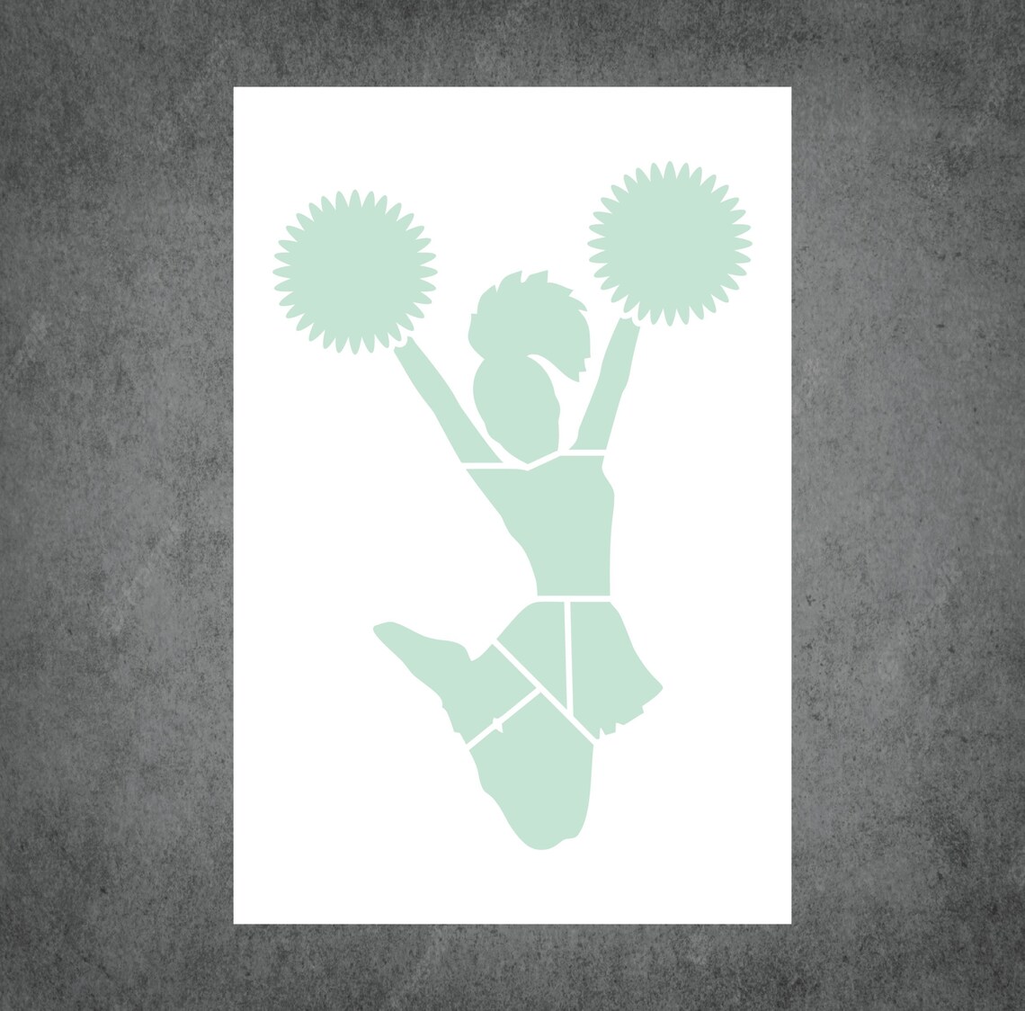 Cheerleader Cheerleading Photo Collage Template Canva PDF - Etsy