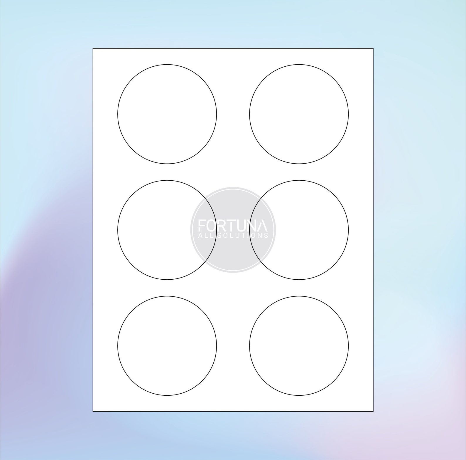 Round Circle Label 2 Inch | 2.25 Inch | 2.5 Inch | 2.75 Inch | 2.875 ...