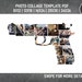 Pistol Gun Photo Collage Template Canva PDF 8x12 12x18 16x24 20x30 ...