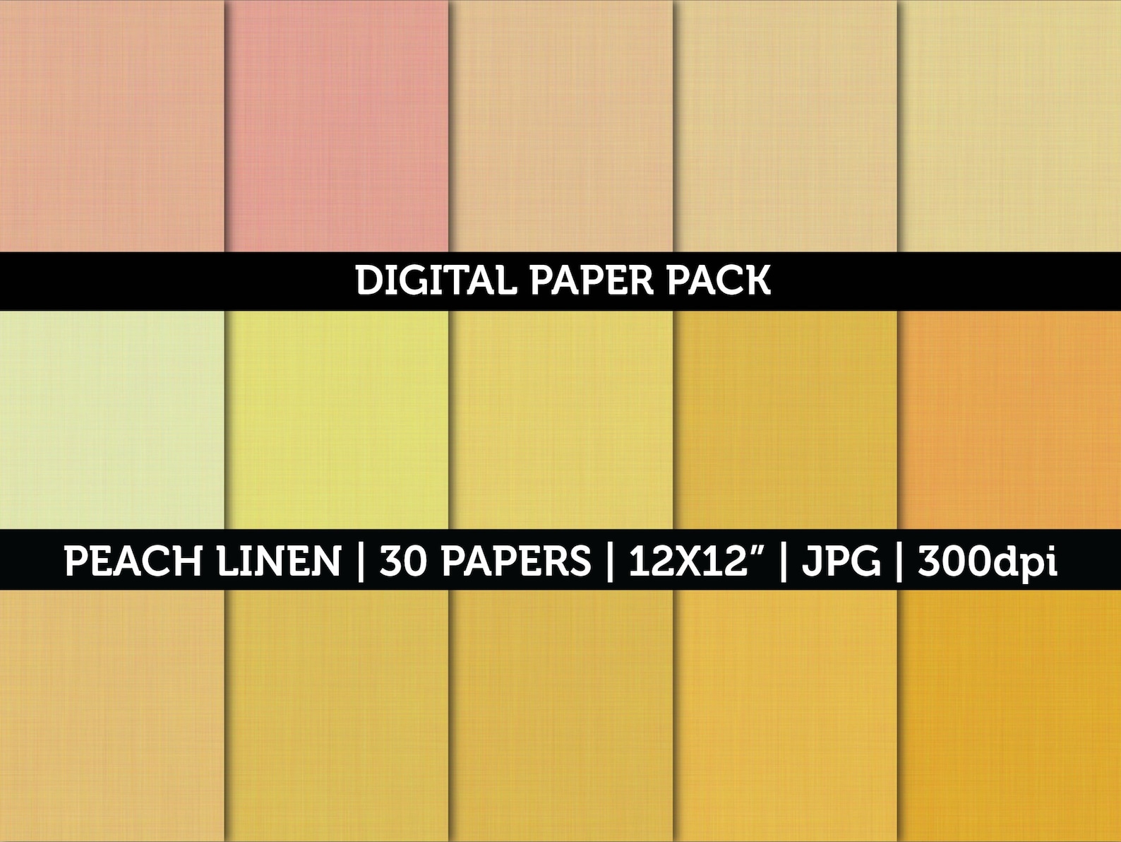 30 Peach Linen Digital Paper Texture Scrapbooking High Quality - Etsy