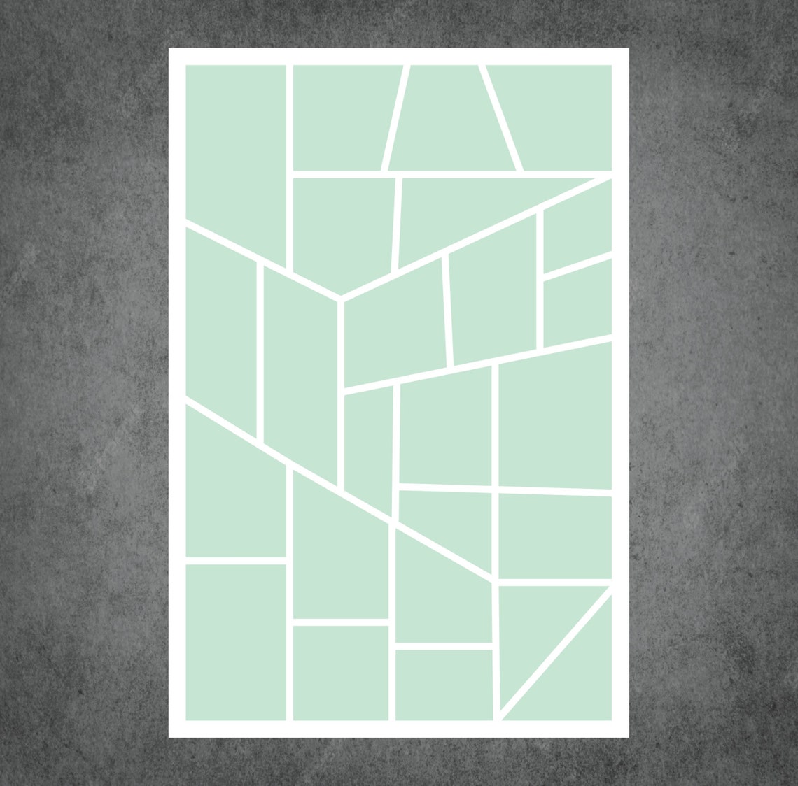 Photo Collage Template for 25 Photos Memorial Collage - Etsy