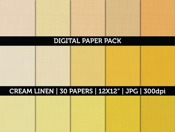 Cream Linen Paper Texture