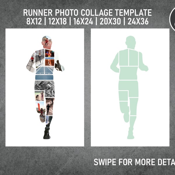 Collage Template Runner - Etsy