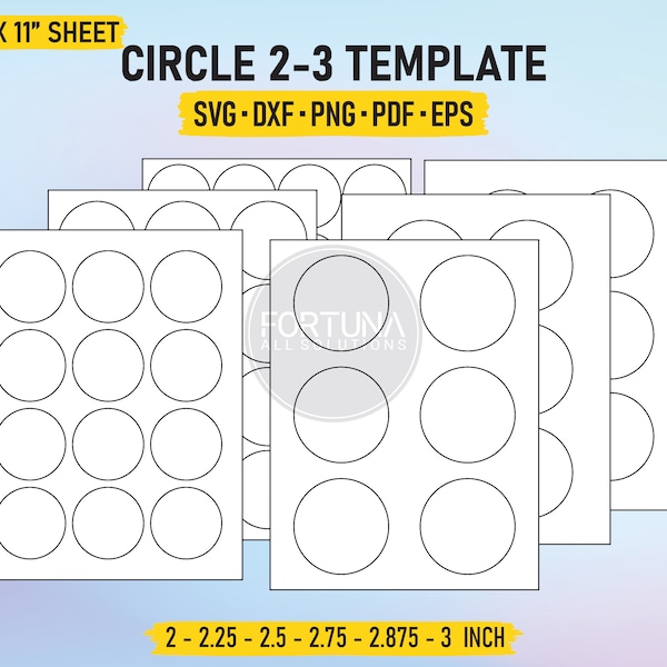 2 in Round Label - Etsy