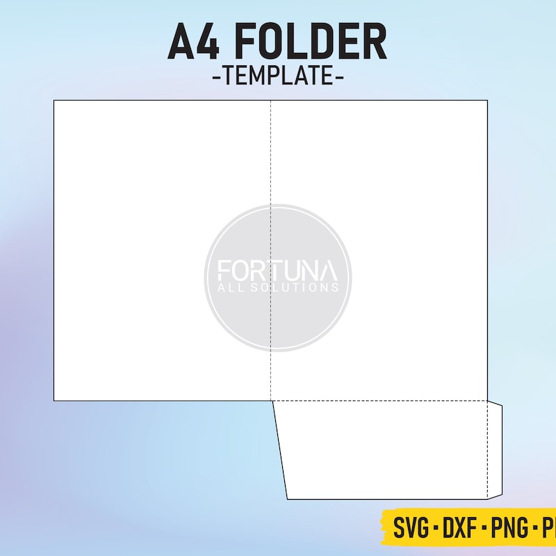 Sticker Folder Template - Etsy