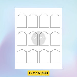 Decorative Arched Label Template SVG Cut File Vector Cricut Eps Png Dxf ...