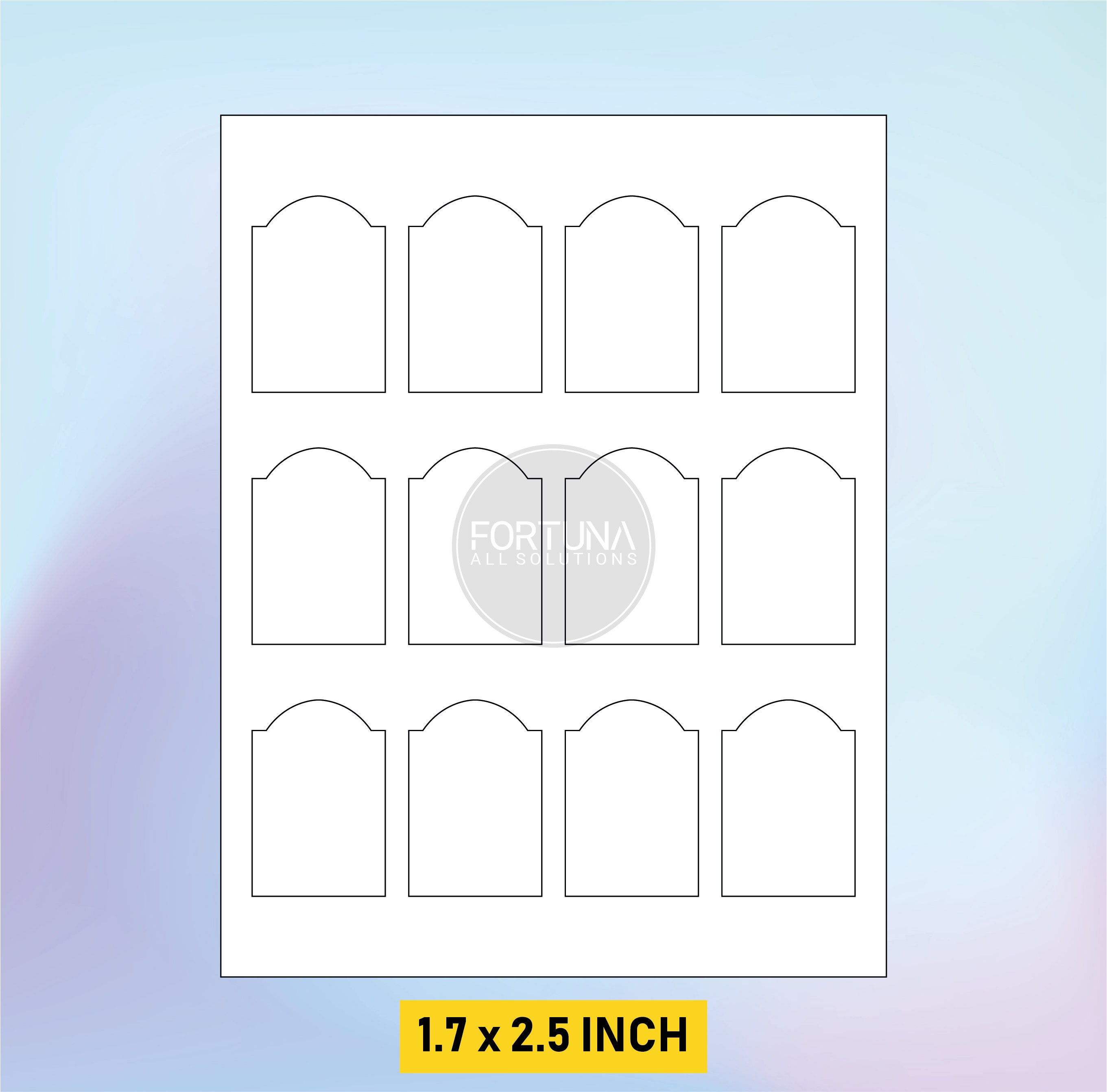 Decorative Arched Label Template SVG Cut File Vector Cricut - Etsy Ireland