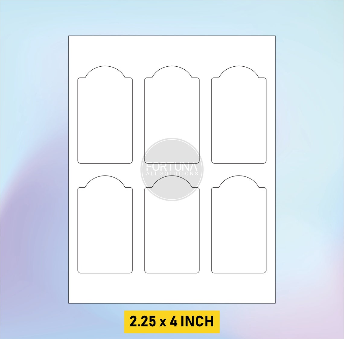 Decorative Arched Label Template SVG Cut File Vector Cricut Eps Png Dxf ...