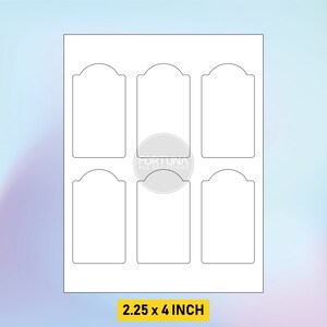 Decorative Arched Label Template SVG Cut File Vector Cricut Eps Png Dxf ...