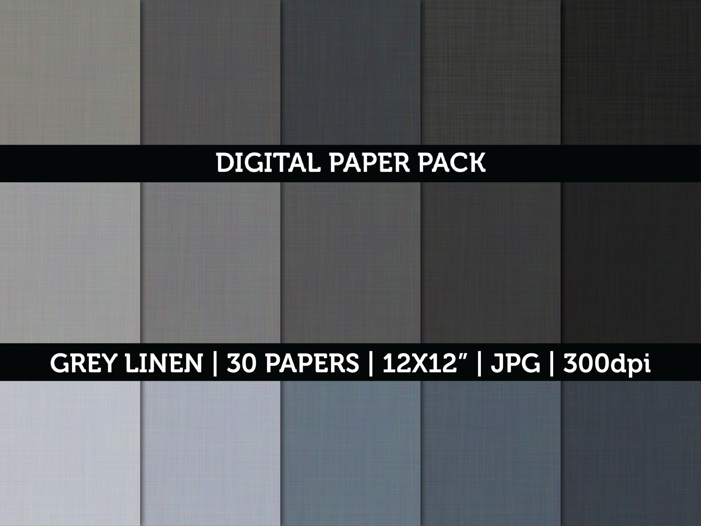 30 Grey Digital Paper Texture Scrapbooking High Quality JPG - Etsy