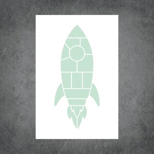 Rocket Photo Collage Template Canva PDF | Memorial Collage 8x12, 12x18 ...