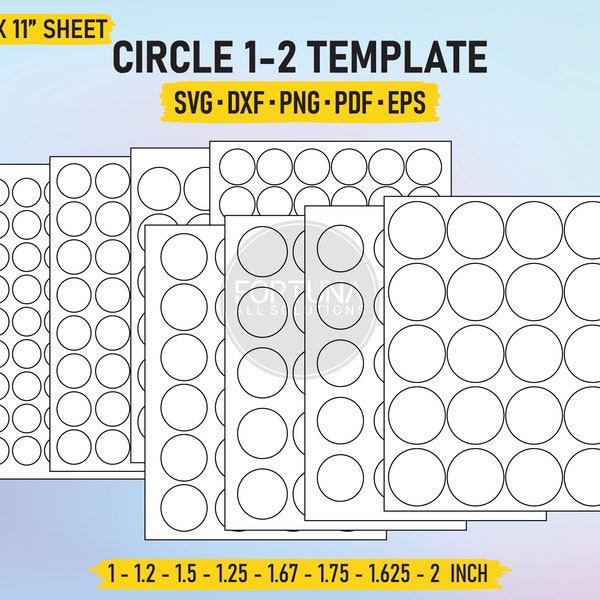 1 Inch Circle - Etsy