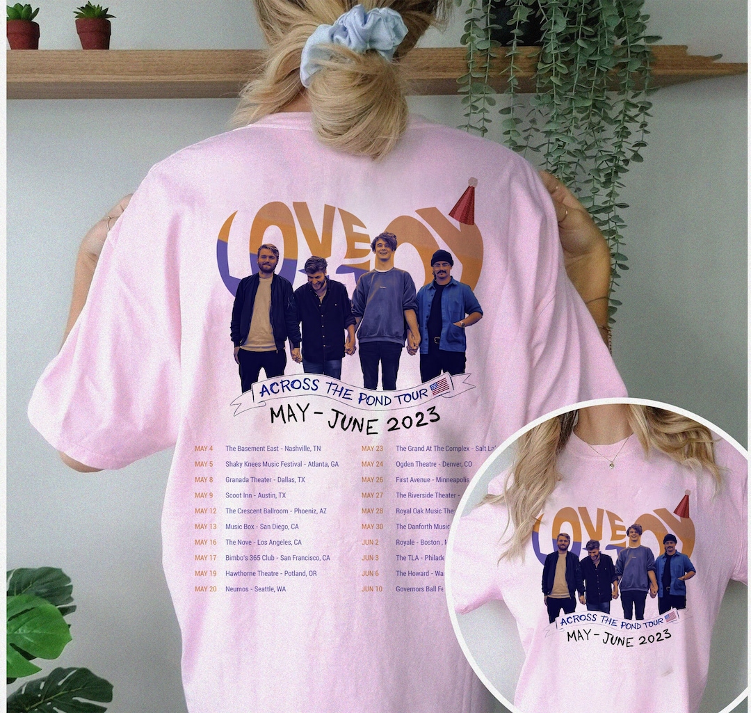 Lovejoy 2023 Tour Shirt , Lovejoy Concert 2023 Shirt, Across the Pond ...
