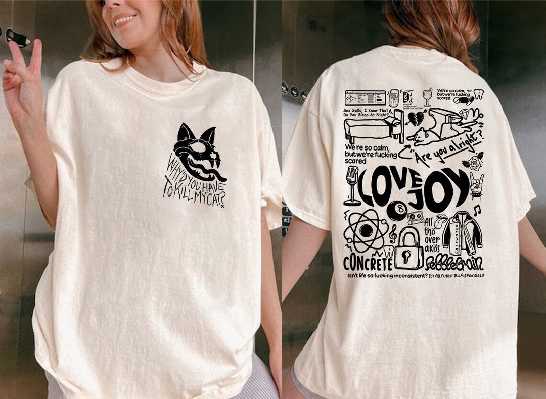 Comfort Color Lovejoy Tracklist Shirt, Lovejoy 2side Shirt, Across the ...