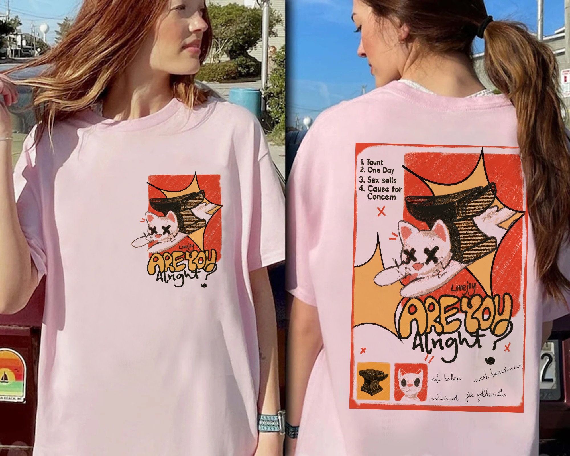 Lovejoy 2023 Tour Shirt For Fan, Lovejoy Tour Concert , The Lazy Cat ...